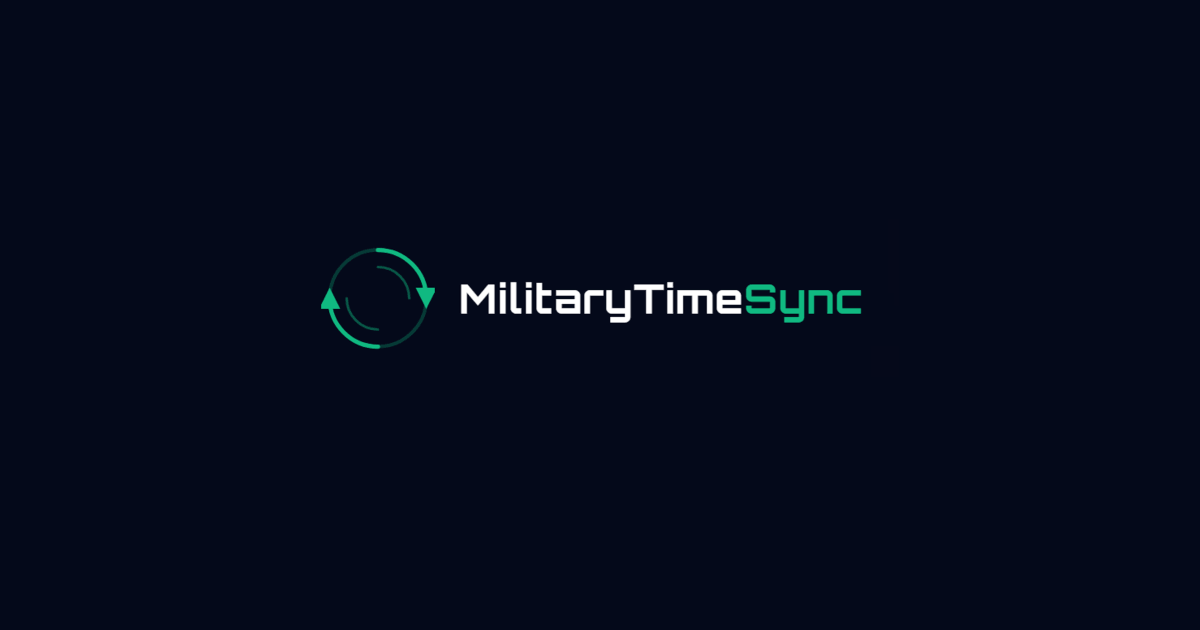 Military Time Sync — Live 24-Hour Clock, Converter and Zulu Time